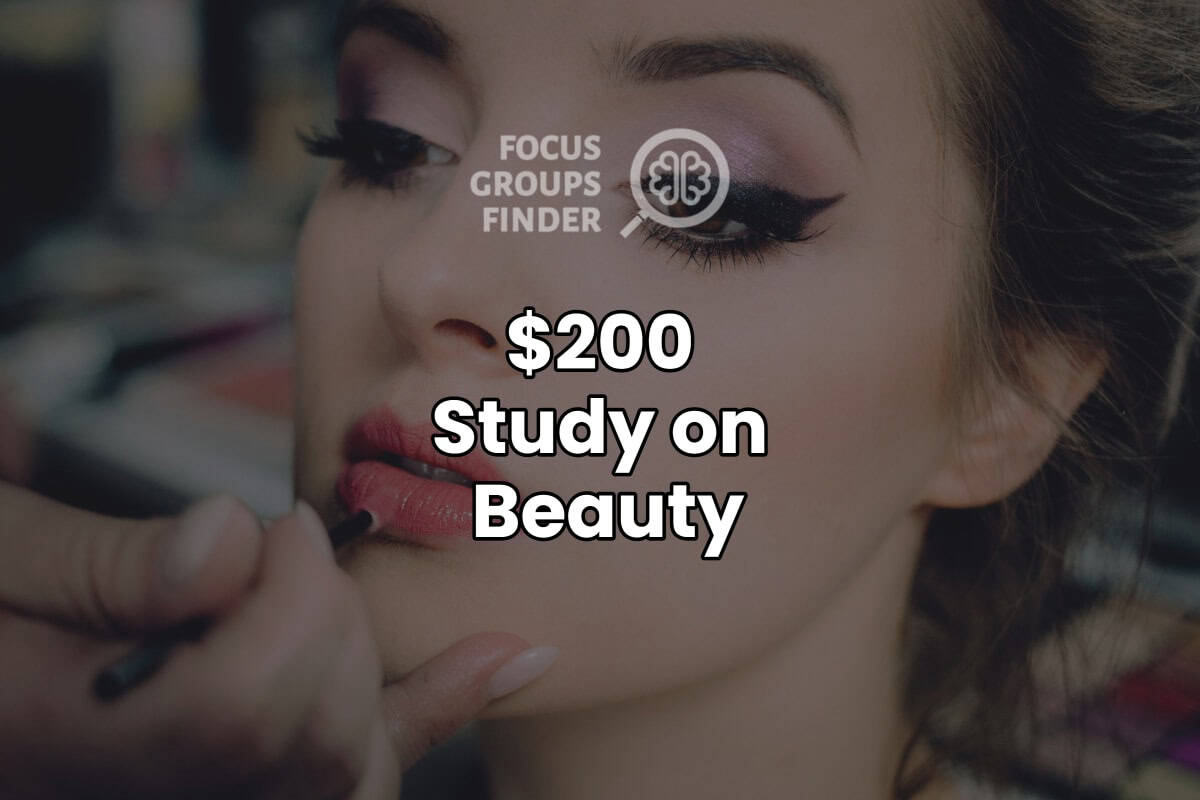Paid Online Focus Group on Beauty ($200) - FG Finder