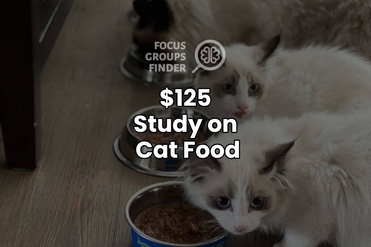 Paid Online Focus Group on Cat Food ($125) - FG Finder