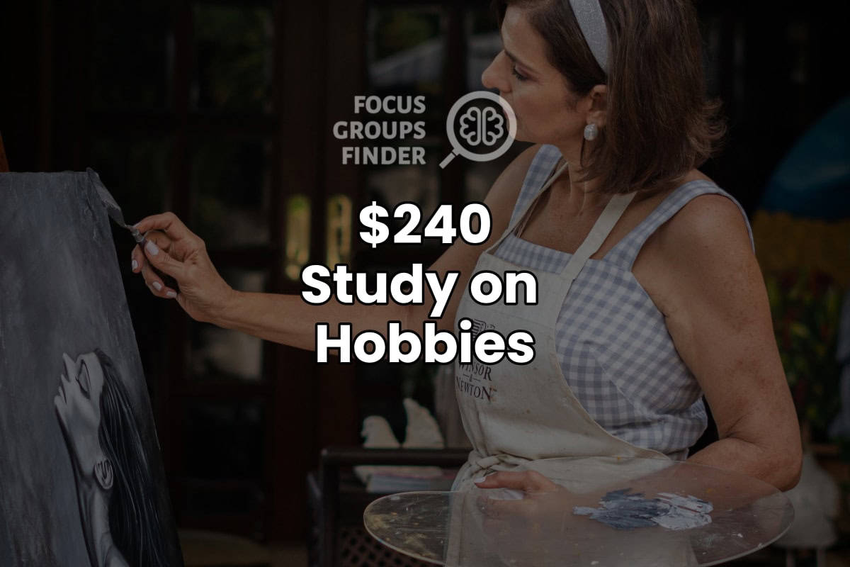 Paid Online Focus Group on Hobbies ($240) - FG Finder