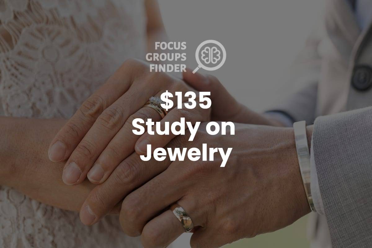 Paid Online Focus Group on Jewelry ($135) - FG Finder