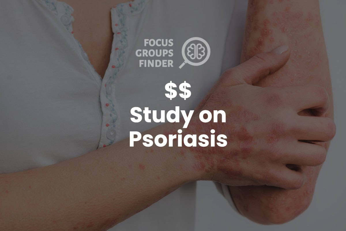 Paid Online Focus Group on Psoriasis ($$) - FG Finder