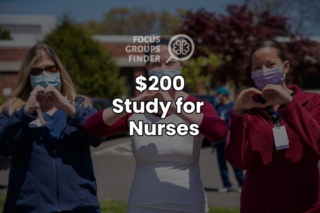 Paid Online Focus Group For Nurses 350 Fg Finder