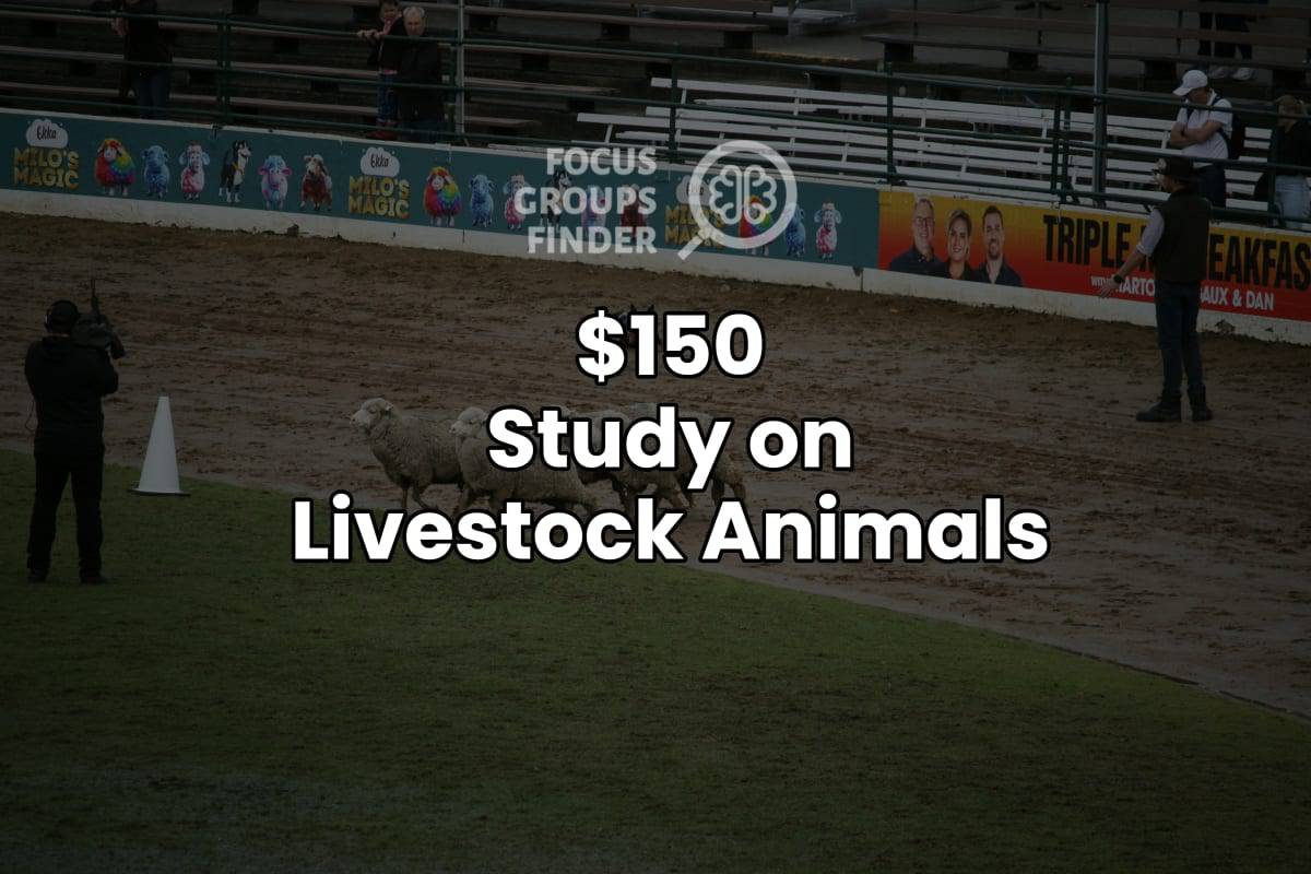 Paid Online Focus Group on Livestock Animals ($150) - FG Finder