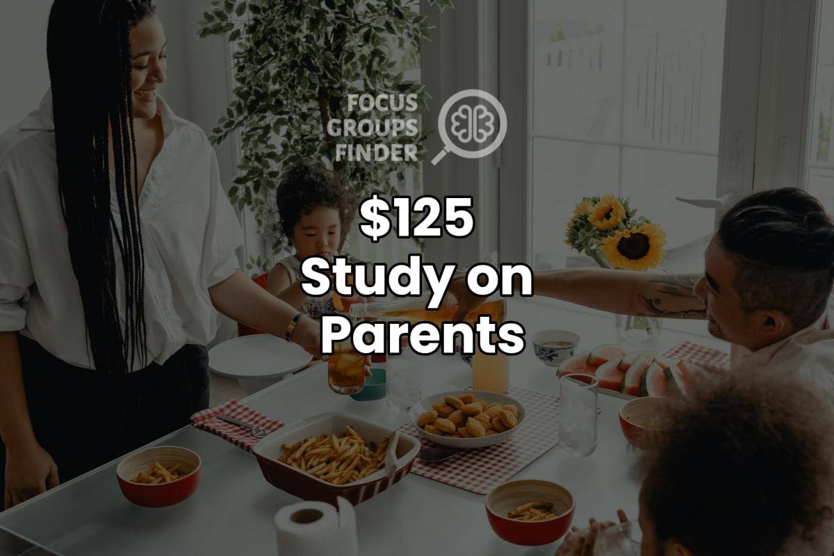 Paid Online Focus Group on Parents ($125) - FG Finder