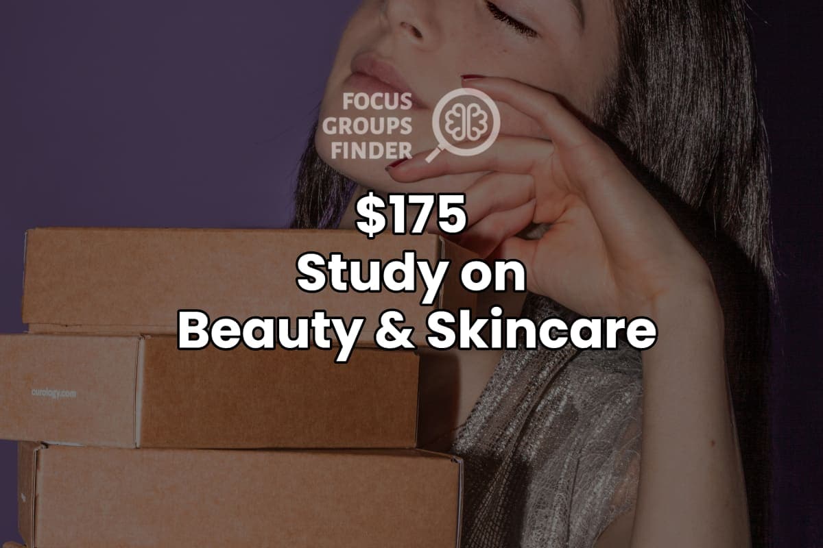 Paid Online Focus Group on Beauty & Skincare ($175) - FG Finder
