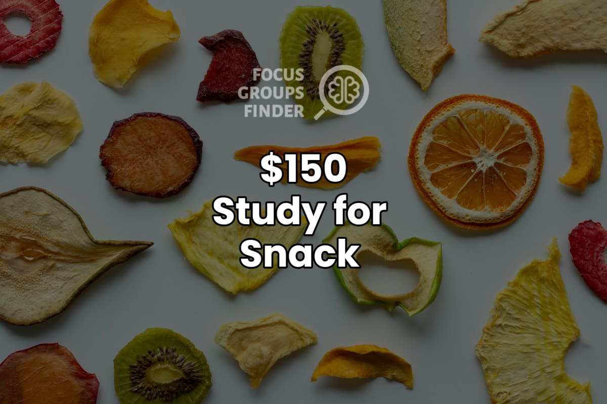 Paid Online Focus Group for Snack ($150) - FG Finder