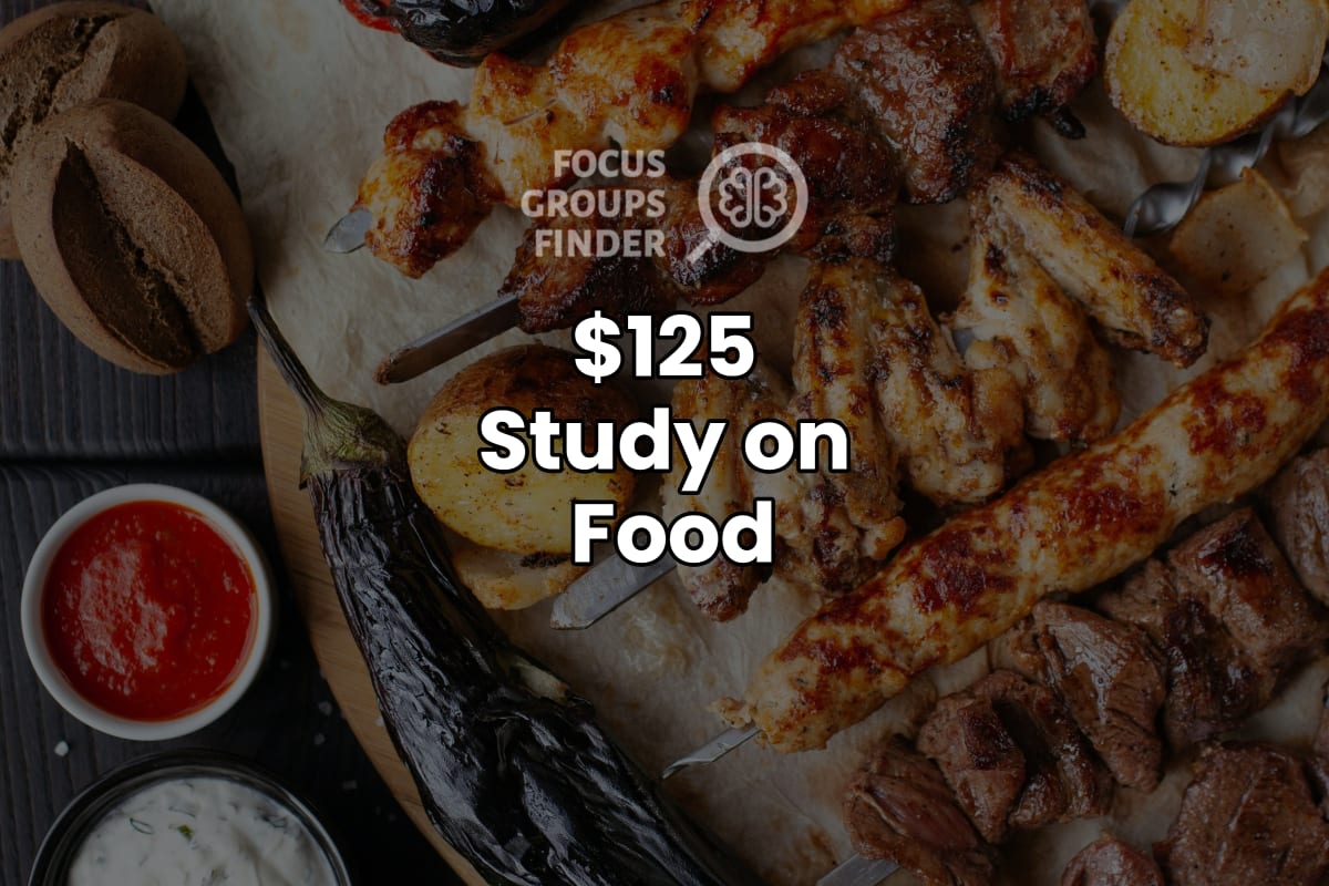 Paid Online Focus Group on Food ($125) - FG Finder
