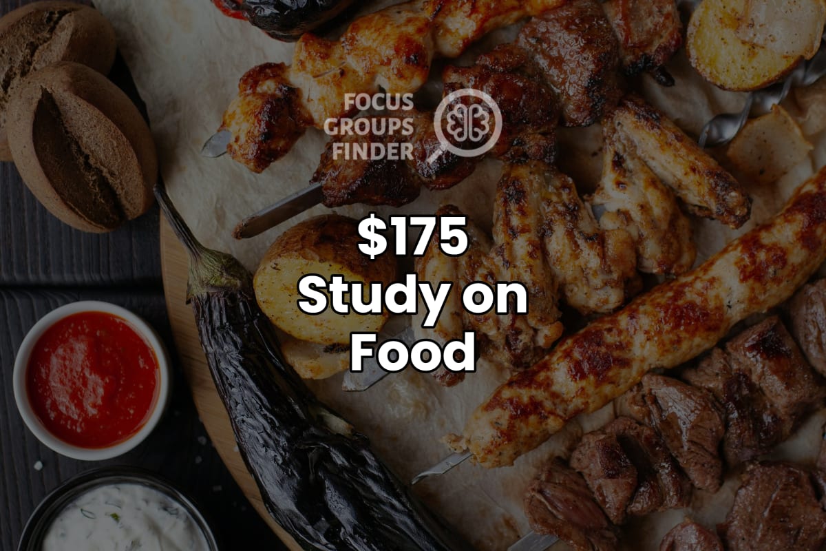 Paid Online Focus Group on Food ($175) - FG Finder