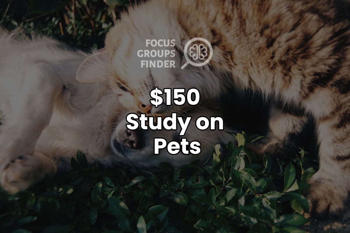 Paid Online Focus Group on Pet ($150) - FG Finder