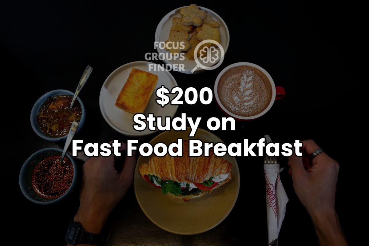 Paid Online Focus Group on Fast Food Breakfast ($200) - FG Finder