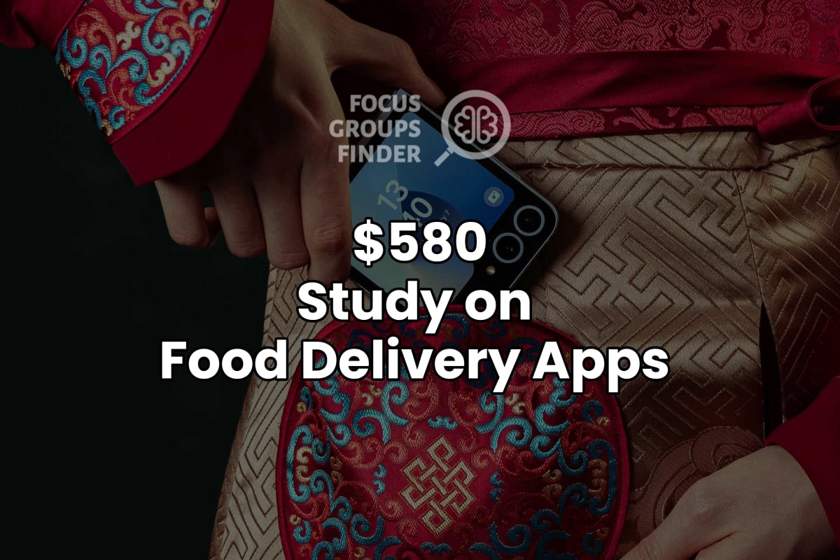 Paid Online Focus Group on Food Delivery Apps ($580) - FG Finder
