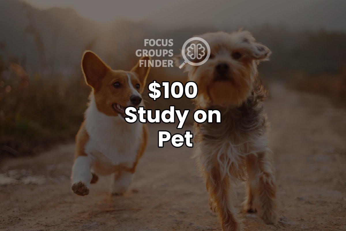 Paid Online Focus Group on Pet ($100) - FG Finder