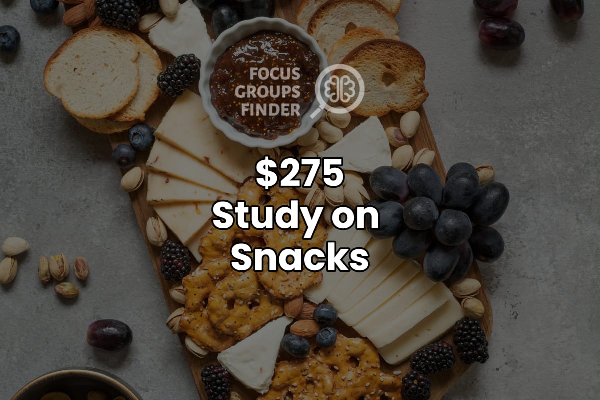 Paid Online Focus Group on Snacks ($275) - FG Finder